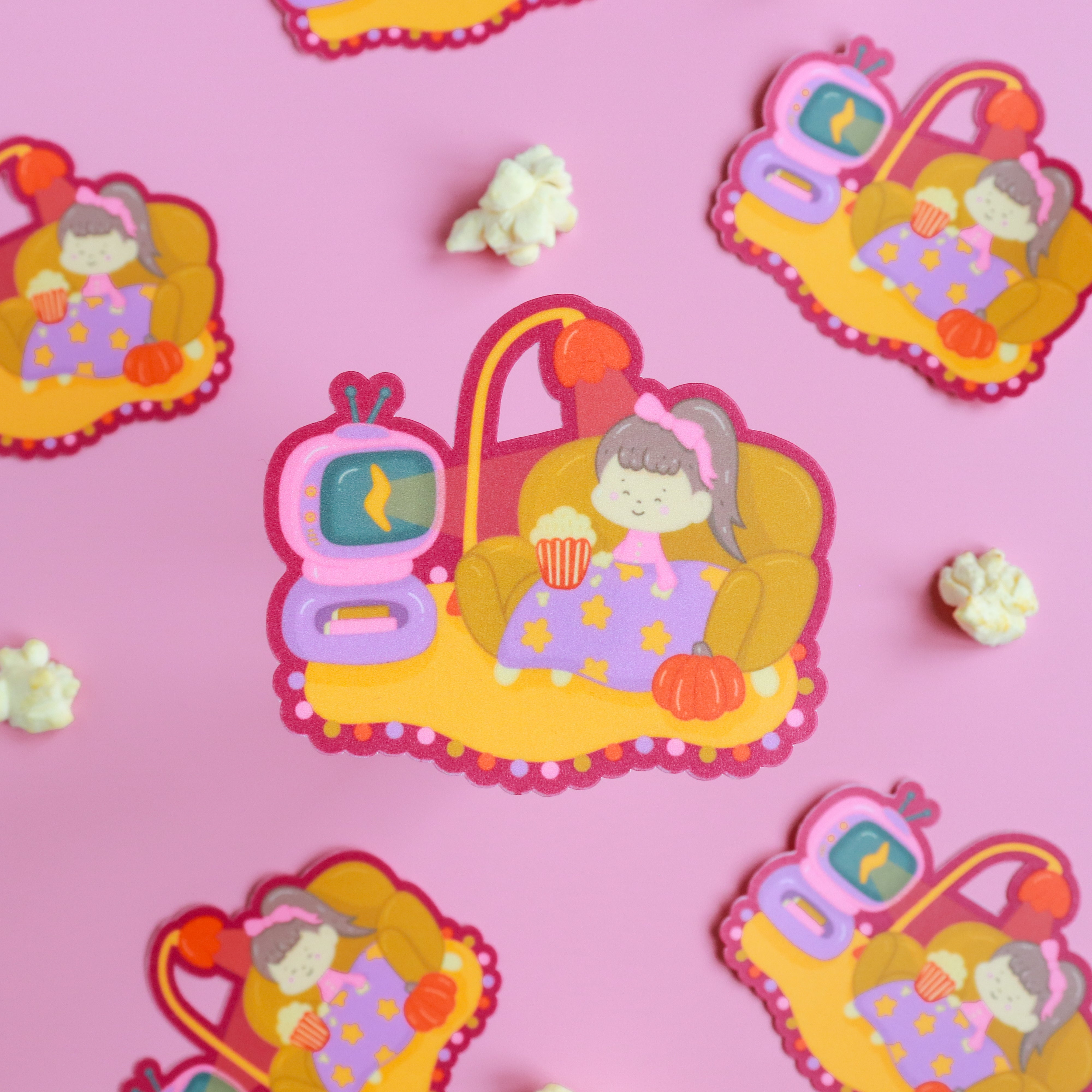 Blankets & Blockbusters Sticker – Prints by Milly
