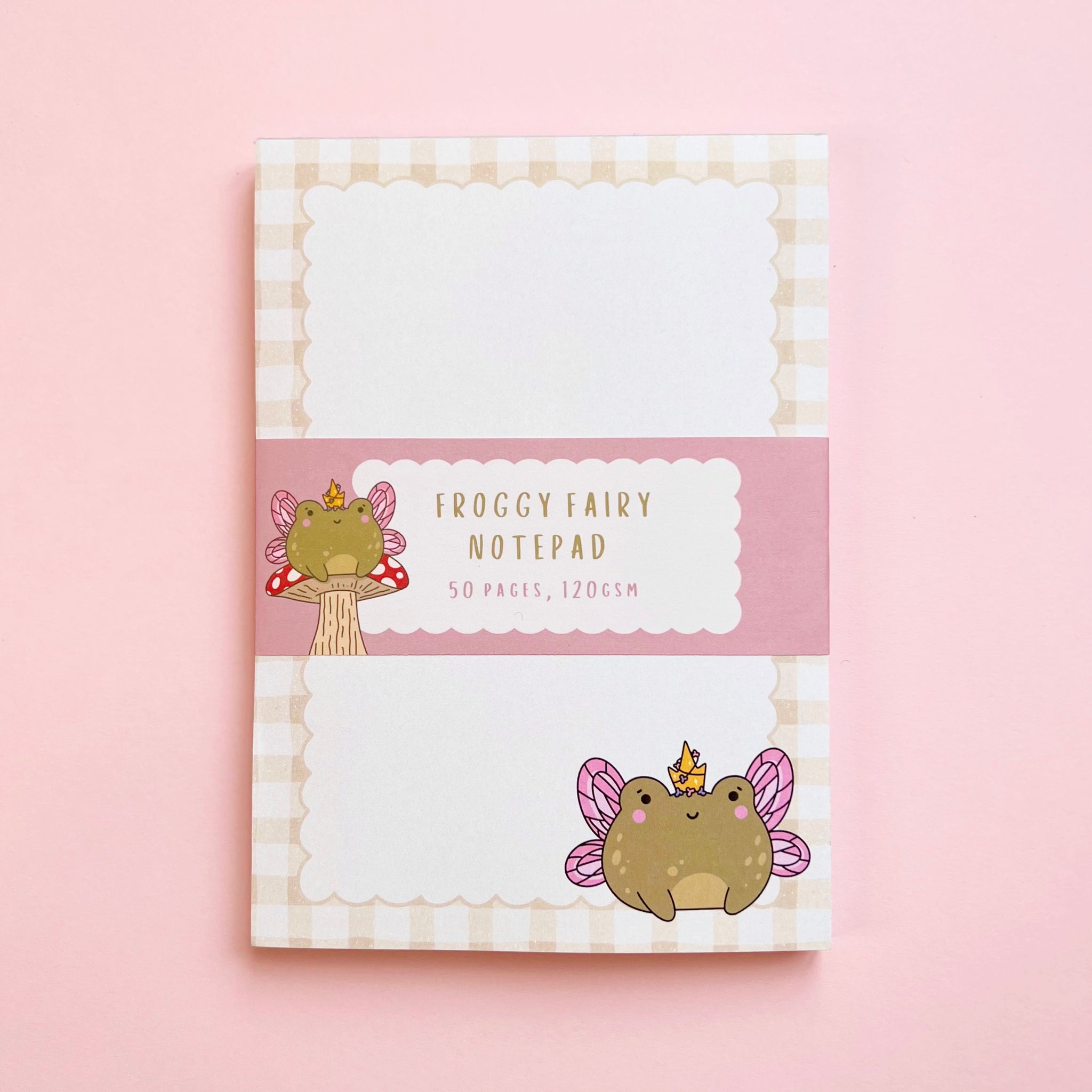 Froggy Fairy Notepad – Prints by Milly